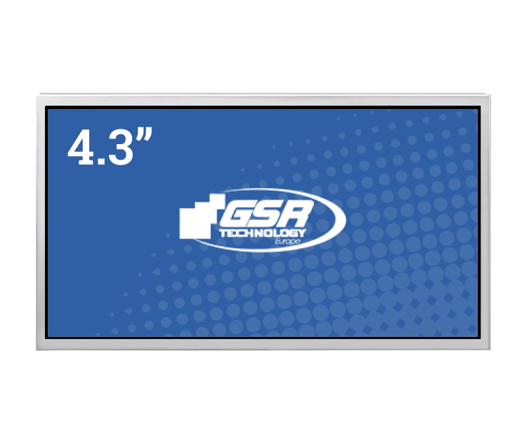 4.3 inch High Bright TFT Display - GSR Technology : GSR Technology