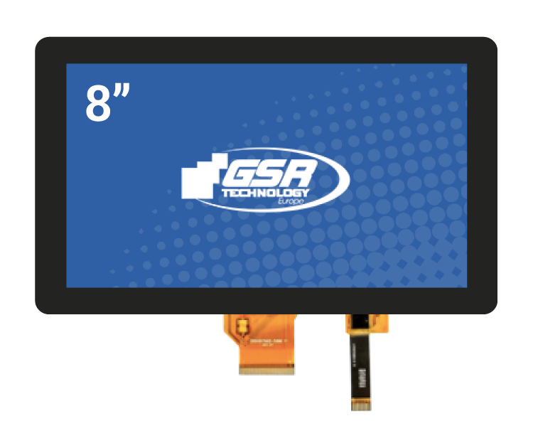 8 inch Industrial TFT Display - GSR Technology : GSR Technology